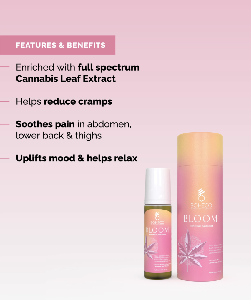 BOHECO Bloom Menstrual Pain Relief – 10ml | CBD Doctors